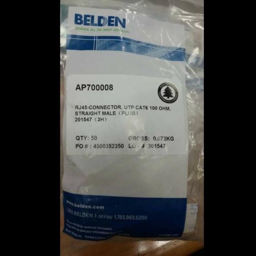Jual Belden RJ45 Connector Cat.6 per pack - Jakarta Pusat - Electric ...