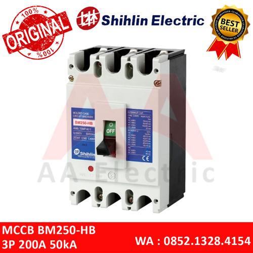 Jual MCCB Shihlin Electric BM250-HB 3 Pole 200A 50kA / BM250HB 3P 200A - Jakarta Pusat - AA ...