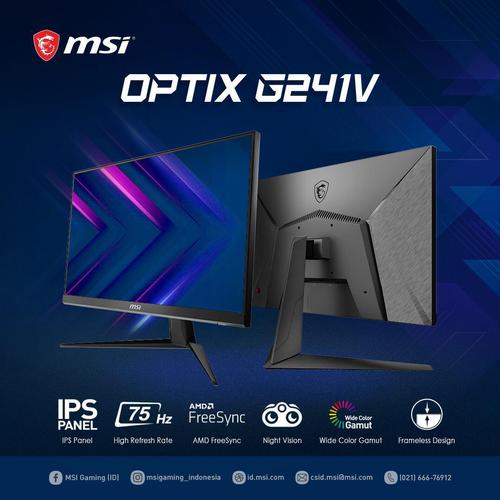 Jual MSI Optix G241V Monitor Gaming 24 Inch - FHD IPS 75Hz Full HD ...