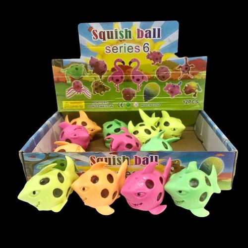 Jual Mainan anak Squish Ball Squishy baby shark bola jelly anti stress ...