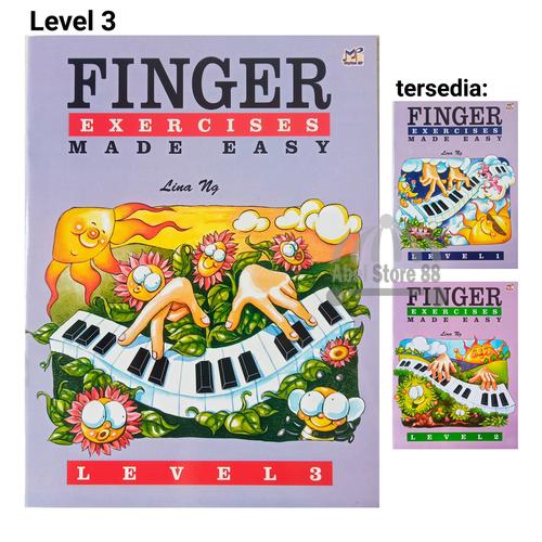 Jual Finger Exercise Made Easy Level 1/2/3 Lina Ng Buku Piano Latihan ...