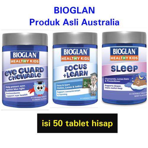 Jual Bioglan Kids Eye/Bioglan sleep/Bioglan focus and learn isi 50 ...
