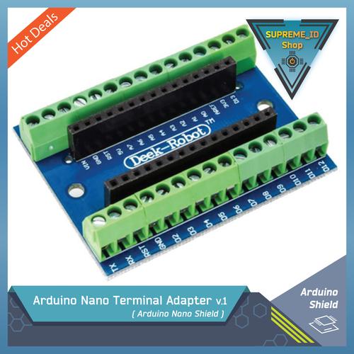 Jual Arduino Nano Pin I/O Expansion Terminal Adapter Shield v.1.0 ...
