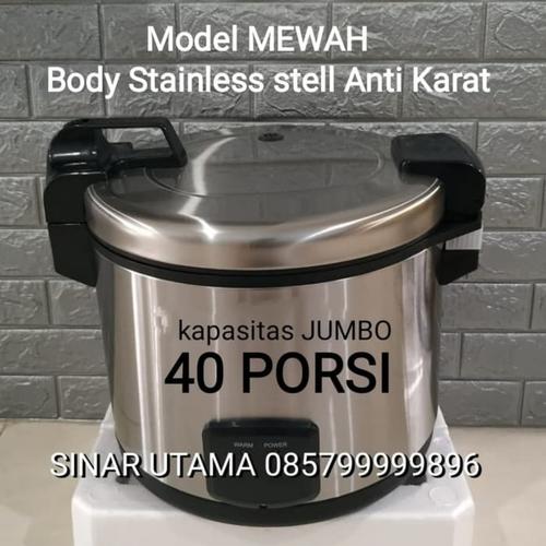Jual MAGIC COM JUMBO 40 PORSI 20 LITER Besar Rice Cooker JAR Nasi ...