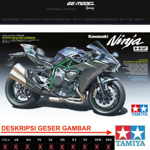 Jual TAMIYA 14136 KAWASAKI NINJA H2 CARBON - PAKING BUBBLE - Jakarta Barat - GG Model Tamiya ...