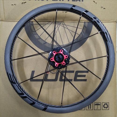 Jual WHEELSET LUCE 16 349 MOTIF CARBON DISC BRAKE VELG 16 PLUS ...