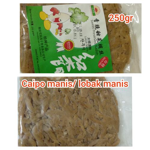 Jual Caipo Manis / Sweet Preserved Radish / Lobak Manis spesial - 1000 ...