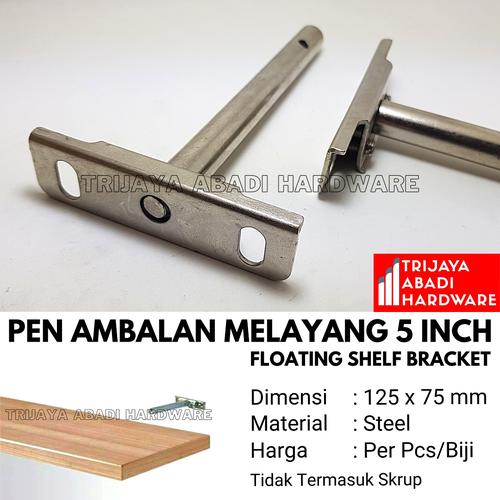 Jual Pen Ambalan Melayang 5 Inch Rak Gantung Dinding Floating Shelf ...