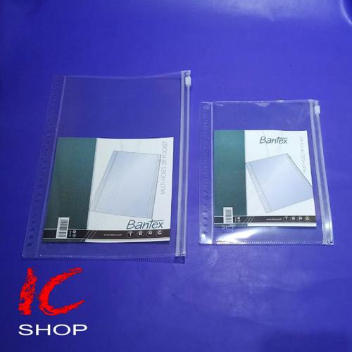 Jual Zipper BANTEX Binder pocket transparan / Kantong Binder - B5-26 ...