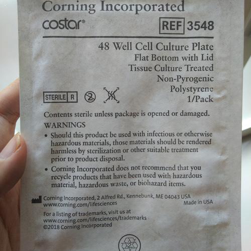 Promo Corning costar 48 well plate wellplate culture flat bottom ...