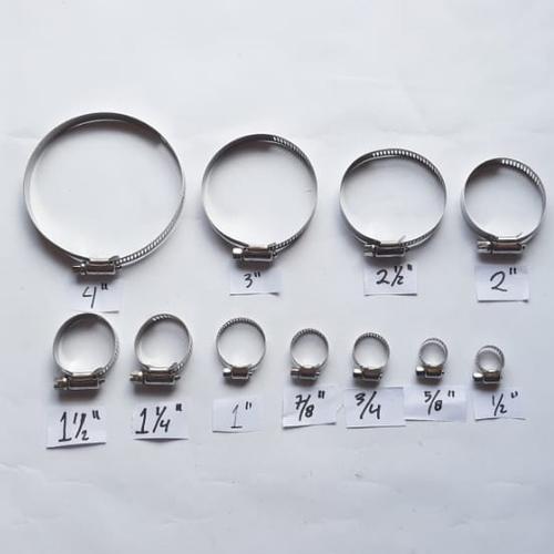 Jual KLEM SELANG SS (n) 4 INCHI / HOSE CLAMP / SELANG KOMPRESOR ...