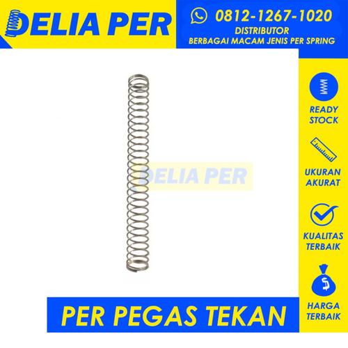 Jual Per / Spring Tekan Baja kawat 0.5 mm OD 8 mm L 50 mm - Jakarta ...