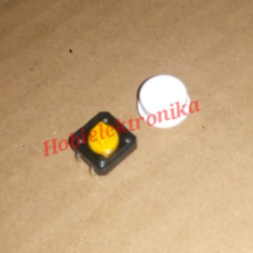Jual Push Button Switch On-Off momentary dengan knob warna warni ...
