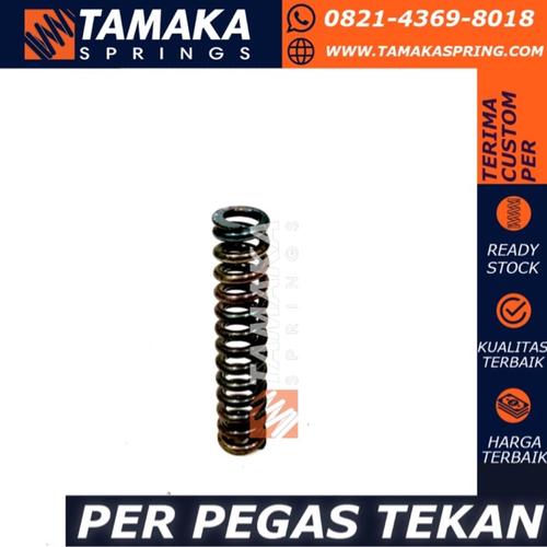 Jual Per Spring Pegas Tekan OD 10mm Kawat 2mm Panjang 50mm Baja ...