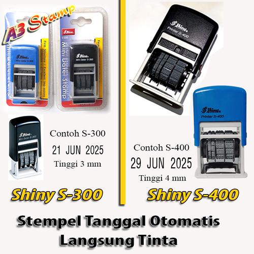 Jual Stempel Tanggal 3 mm dan 4 mm Langsung Tinta - S 300 3mm, Hitam ...
