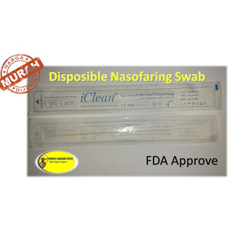 Jual NASOFARING SWAB PCR/ DISPOSIBLE SWAB NASO / PENGAMBILAN SAMPLE PCR ...