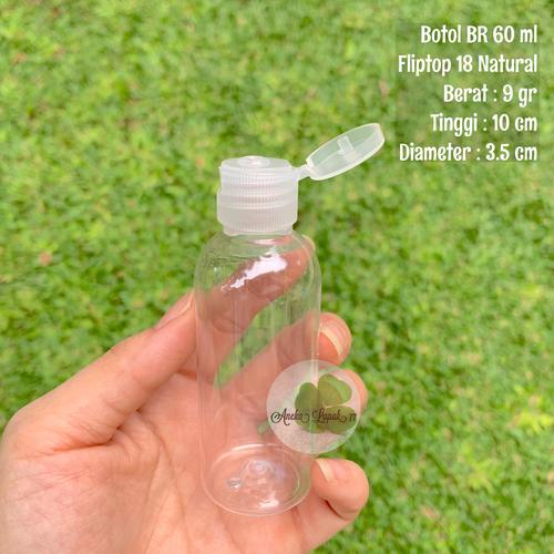 Jual Botol flip 60 ml kosong transparan murah tebal - Jakarta Barat ...