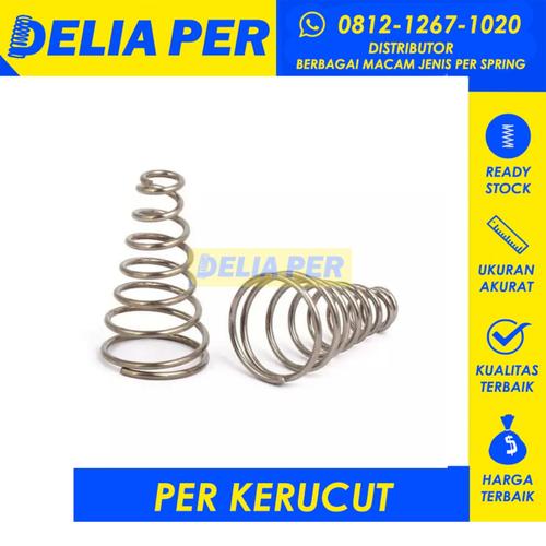 Jual Per / Spring kerucut SS kawat 0.8 mm Id 6/8 mm L 25 mm - Jakarta ...