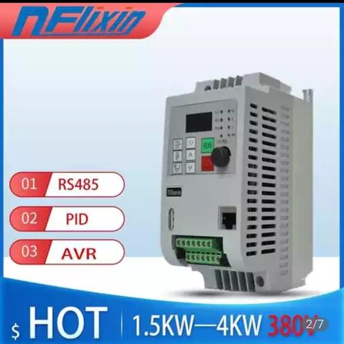 Jual Variable Speed Driver VFD Inverter 4KW 5,5Hp, input/Output 380V 3Phase - Kota Tangerang ...