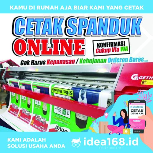 Jual CETAK SPANDUK MURAH BANNER MURAH CUSTOM 440g DESAIN GRATIS PROMO ...
