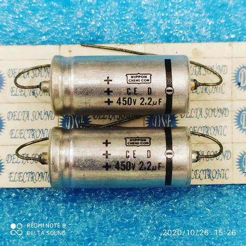 Jual 1 Pcs Elco / Capasitor 2u2 2.2uf - 450v Original Nippon Chemi-Con ...