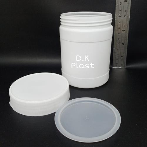 Jual Botol Plastik Lurus Pot Jar Toples Tutup Pendek Bulat HDPE 500 ...