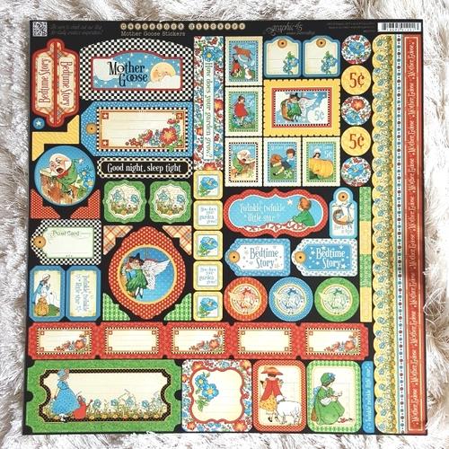 Jual Scrapbook - 12x12 Alphabets & Elements Stickers Collection 1 ...
