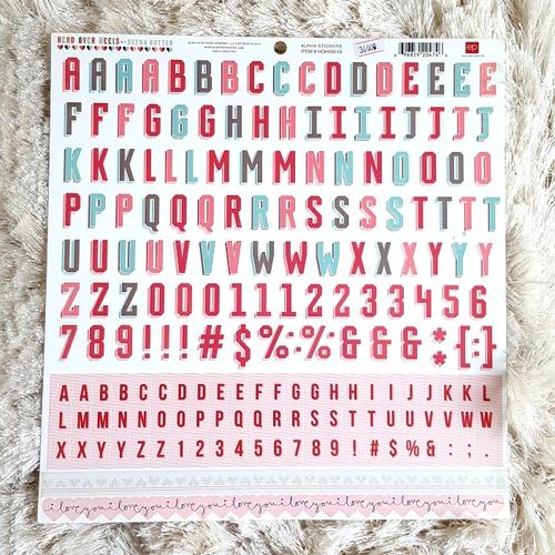 Jual Scrapbook - 12x12 Alphabets & Elements Stickers Collection 2 - HOH ...