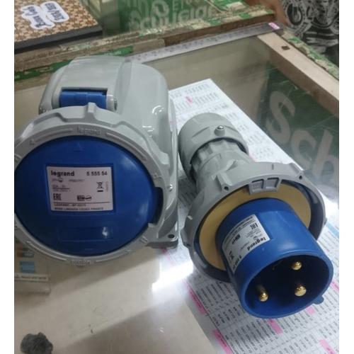 Jual Set Surface mounting + Plug Legrand 555554+555524 2P+E 3 Pin 63A ...