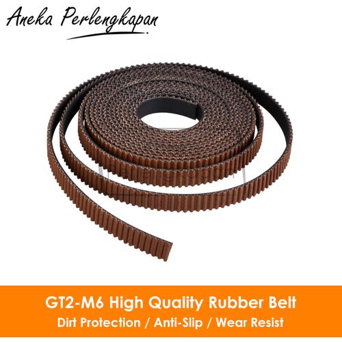 Jual High Quality GT2 Timing Belt GT2 M6 Belt Pitch 2mm Width 6mm ...