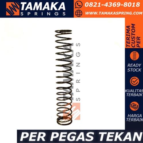 Jual Per Spring Pegas Tekan OD 20mm Kawat 1,5mm Panjang 110mm Baja ...