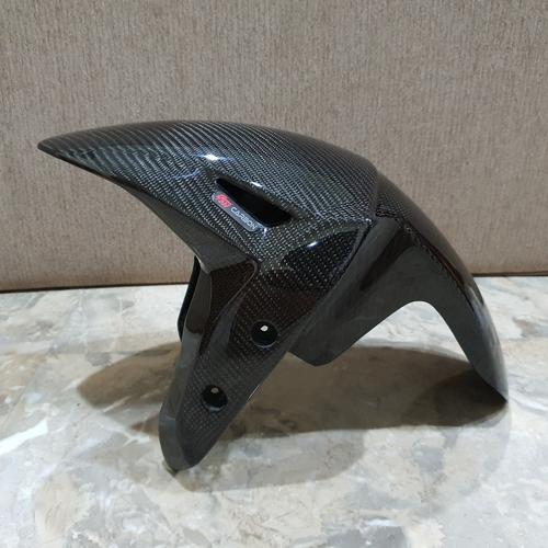 Jual kawasaki ninja zx25r front fender / spakboard depan carbon kevlar ...