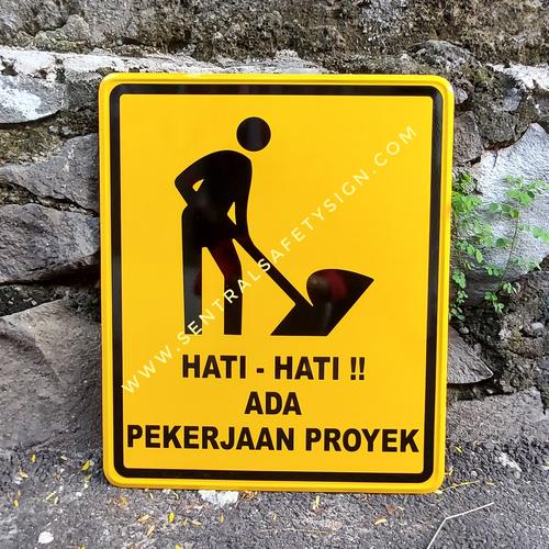 Jual Rambu Proyek 60x50cm - Jakarta Barat - SENTRAL SAFETY SIGN | Tokopedia