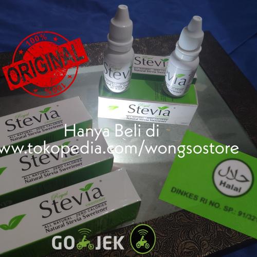 Jual Gula Stevia stefia pemanis cair alami utk Diabetes & Diet Zero ...