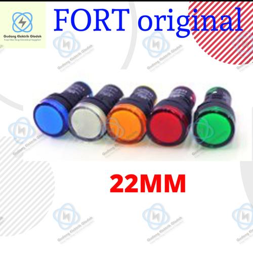 Jual PILOT LAMP LED WATER PROOF 22MM; RGB KUNING PUTIH; AD22-22DS/WP ...