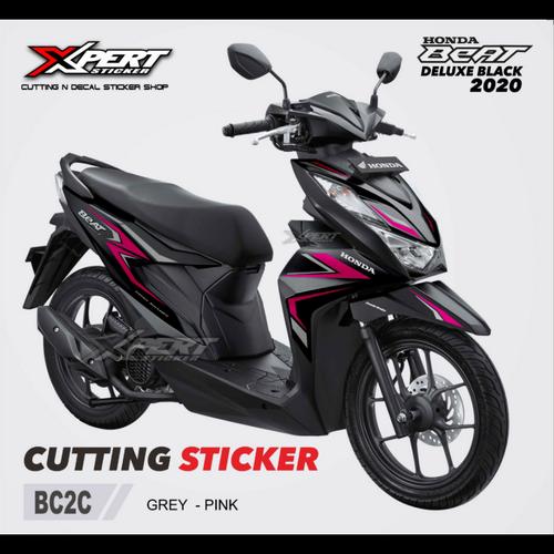 Jual Cutting sticker Honda Beat Type DELUXE BLACK dan - Orange - Kab ...