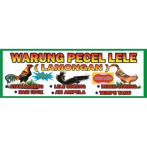 Jual SPANDUK / BANNER USAHA PECEL LELE 3 x 1 meter - Jakarta Selatan ...