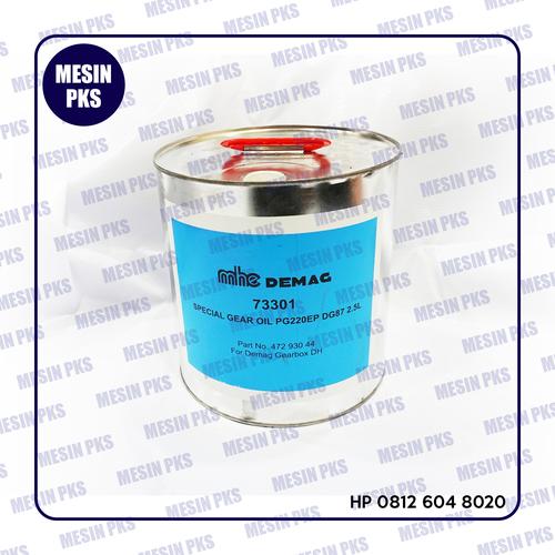Jual DEMAG Crane GEARBOX OIL PN 47293044 (GEAR OIL PG220EP DG87 2.5L ...