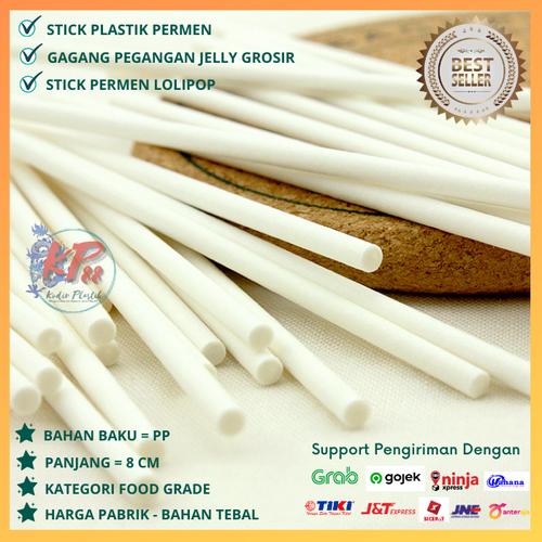 Jual Stick Plastik Permen / Lolipop Stick Permen / Gagang Pegangan ...