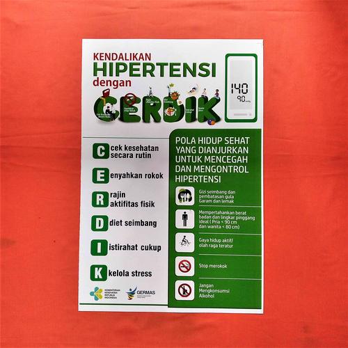 Jual Poster Kendalikan Hipertensi Dengan Cerdik - Kab. Sleman - Lentera ...