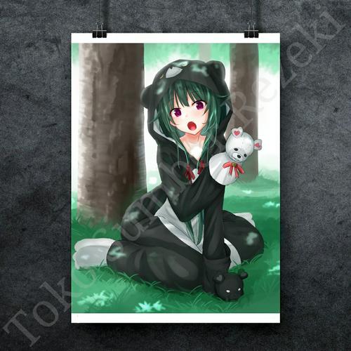 Jual Poster Kuma Kuma Bear Art Canvas Paper A4 Hiasan Lukisan Dinding ...