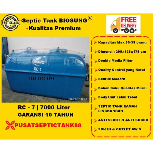 Jual SEPTIC TANK BIO BIOSUNG 7000 L | SEPITENG BIOFILER | TANGKI ...