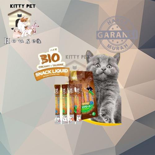 Jual Snack Kucing Bio Creamy Treat Adult Kitten Mirip MeoCreamy free ...