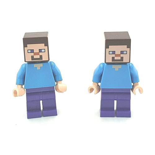 Jual Lego Minifigure Steve Minecraft Original - Purple Pants - Kota ...