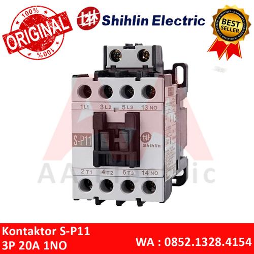 Jual Kontaktor S-P11 / Contactor SP11 3P 20A 1NO Shihlin Electric ...