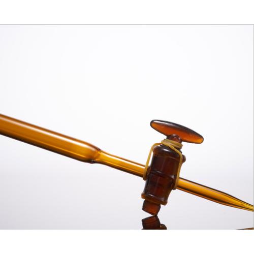 Jual BOMEX Amber Burette Glass Stopcock / Buret Kran Kaca Coklat 25 ml ...