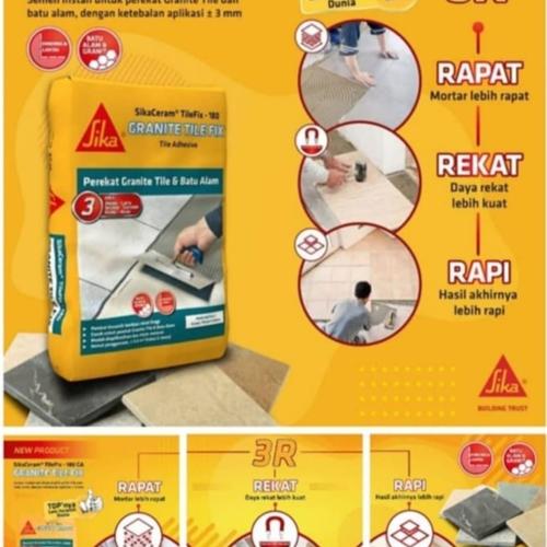 Jual SIKA 180 GA SIKA PEREKAT GRANIT DAN BATU ALAM (25KG) - Jakarta ...