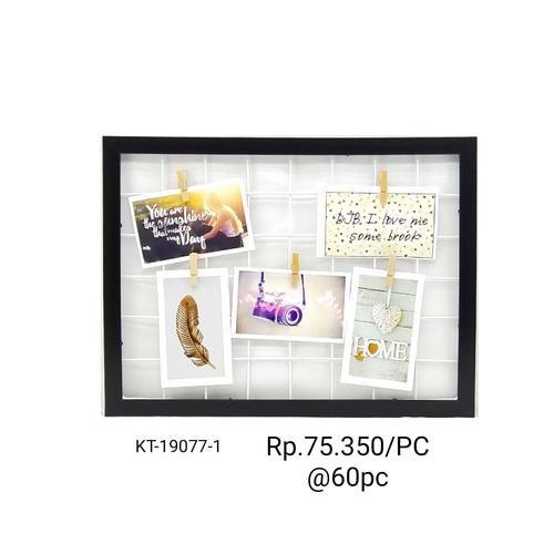 Jual BINGKAI FOTO HIASAN DINDING PHOTO GRID MODEL JEPIT NSAKT19077 ...