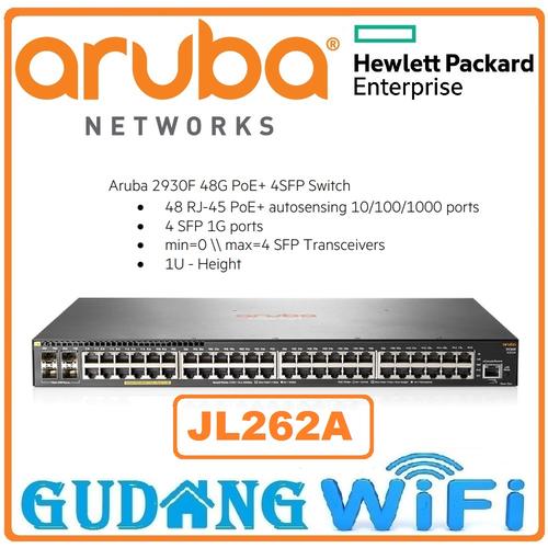 Jual HPE ARUBA JL262A 2930F 48G PoE+ 4SFP Switch Managed - Jakarta ...