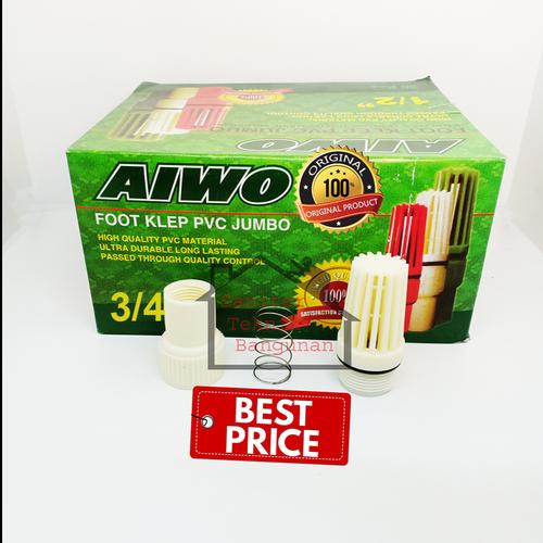 Jual FOOT KLEP AIWO PVC JUMBO 3/4" INCH-KLEP SUMUR-TUSEN KLEP SARINGAN ...
